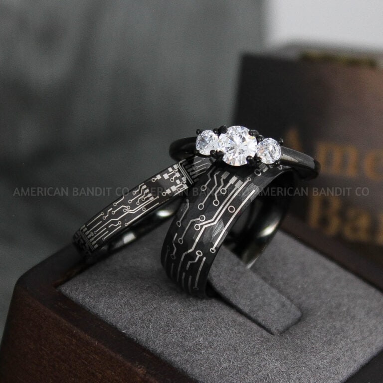 Circuit Board Rings, Circuit Board Wedding Bands, Gamer Rings, Gamer ...