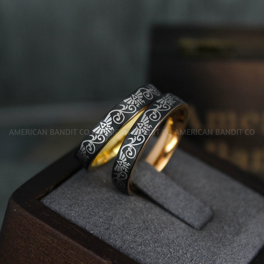Zelda Rings, Zelda Wedding Rings, Gamer Rings, Gamer Jewelry, Zelda ...