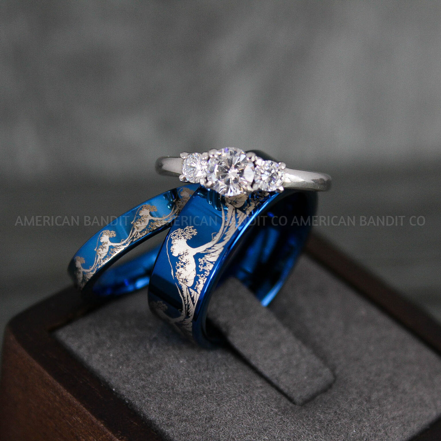 Ocean Wave Rings, Couple Rings, Wave Rings, Beach Jewelry, Beach ...