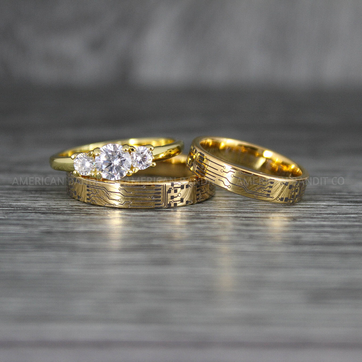 Circuit Board Rings, Circuit Board Wedding Bands, Gamer Rings, Gamer ...