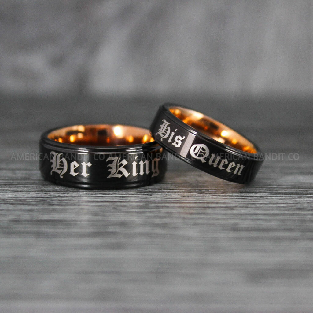 King and Queen Rings, Her King His Queen Rings, King and Queen Rings ...