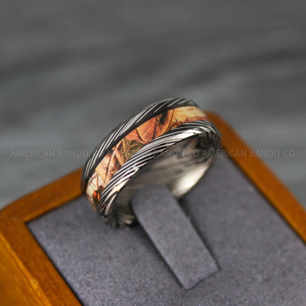 Camouflage Ring, Military Wedding Band, American Flag Rings, Camo Rings ...